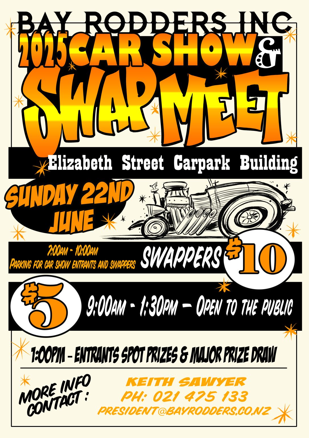 Swap meet 2025 - Bay Rodders Tauranga Inc